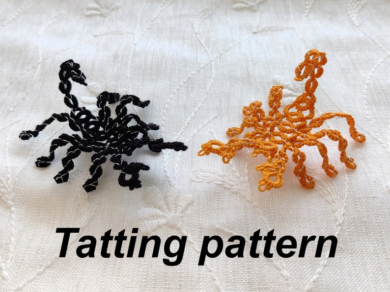 Scorpion PDF Tatting Pattern - Etsy