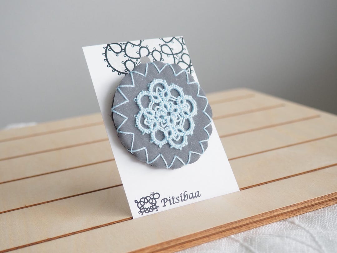Reflective Lace Motif Pin - Etsy