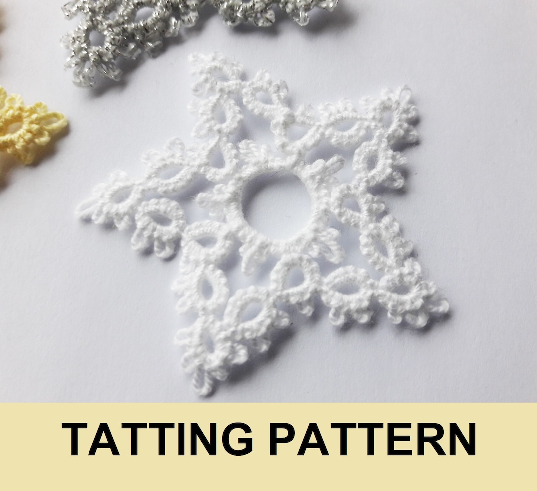 Star PDF Tatting Pattern - Etsy