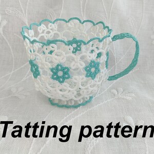 Flower Tea Tatting PDF Pattern - Etsy
