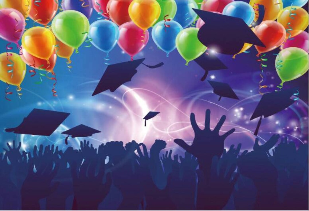 Graduation Ceremony Photography Backdrop Graduation Party Balloon ...