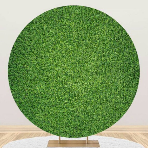 Plant Grass Round Backdrop Cover Birthday Wedding Photography | Etsy