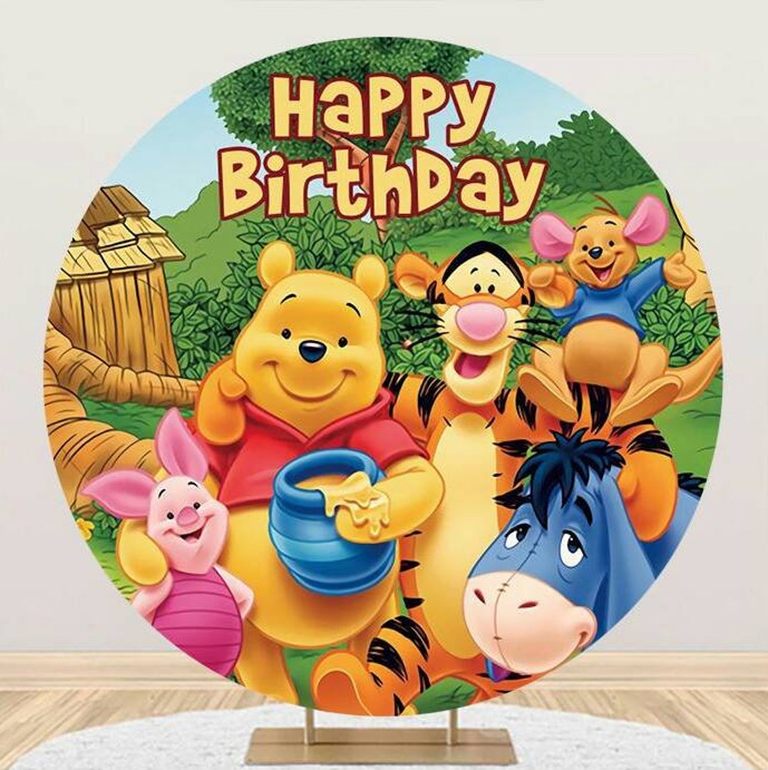 Winnie The Pooh Birthday Background