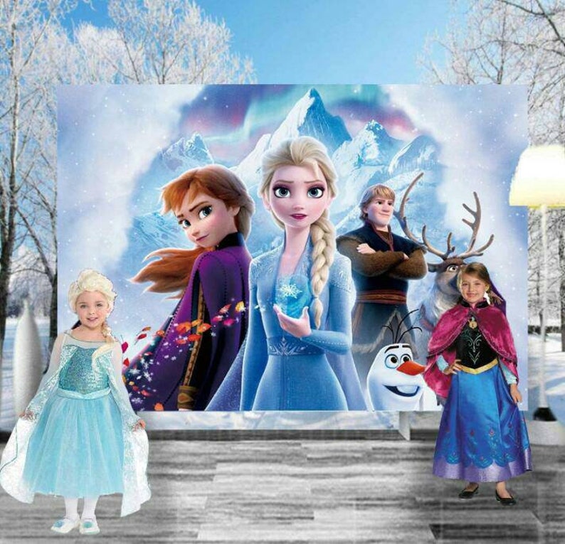 Cartoon Princess Photography Backdrop Kids Party Background | Etsy