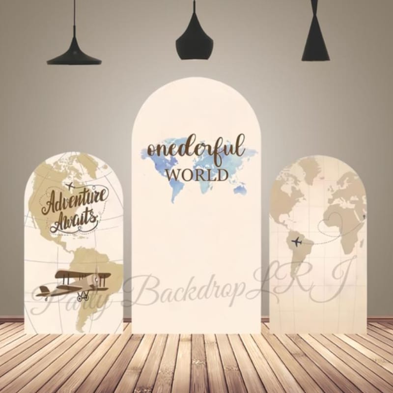 World Map Backdrop - Etsy