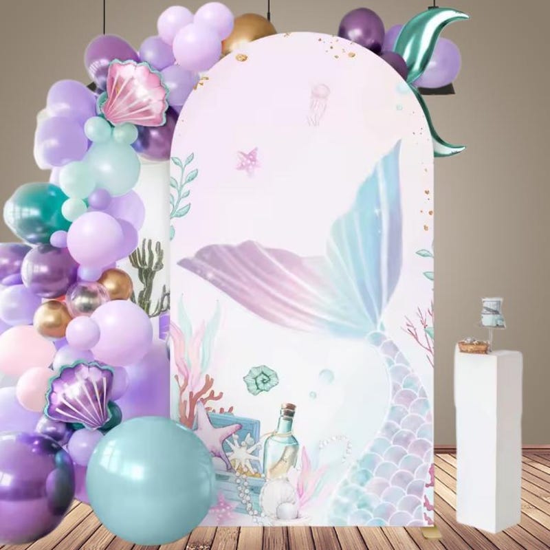 Mermaid Party Backdrop - Etsy
