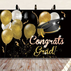 Graduation Ceremony Photography Backdrop Grad Party Backdrop Photo ...