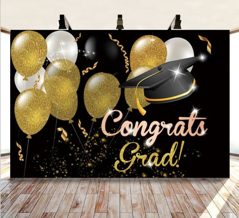 Graduation Ceremony Photography Backdrop Grad Party Backdrop - Etsy