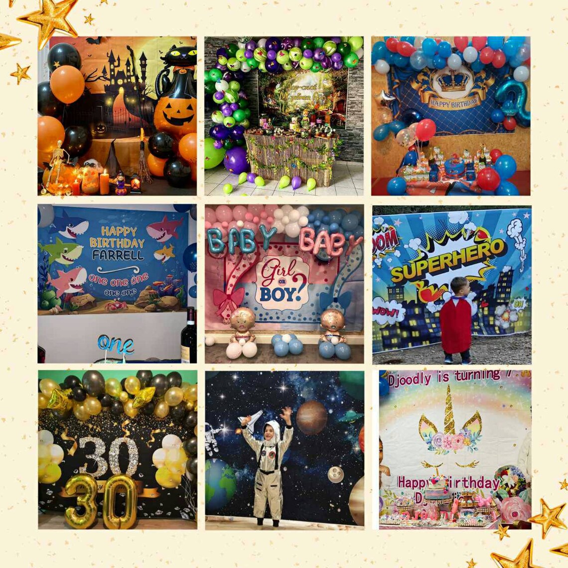 Birthday Party Backdrop Picture Castle Palace Photography - Etsy