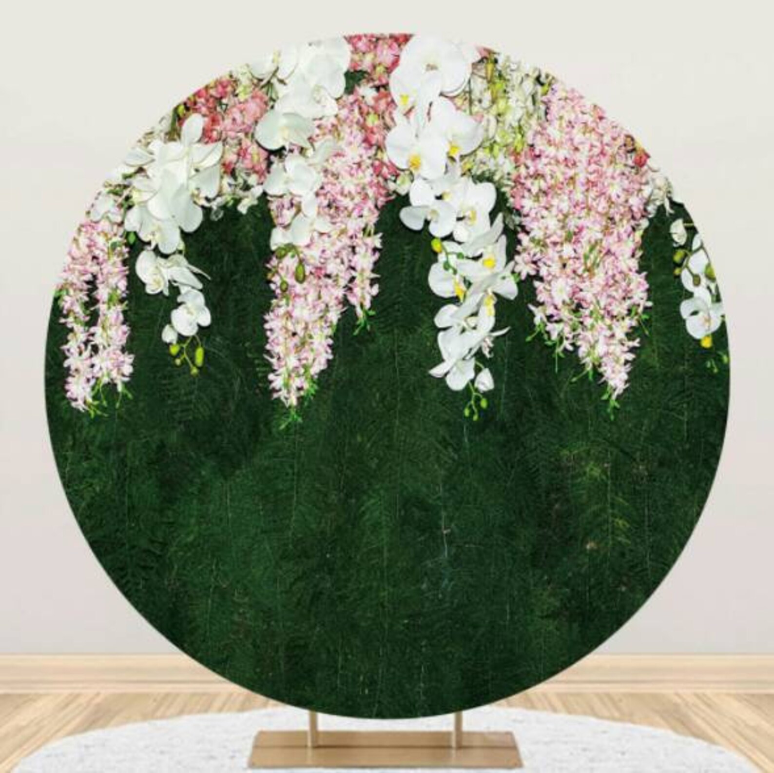 Plant Green Grass Round Backdrop Cover Wedding Birthday - Etsy