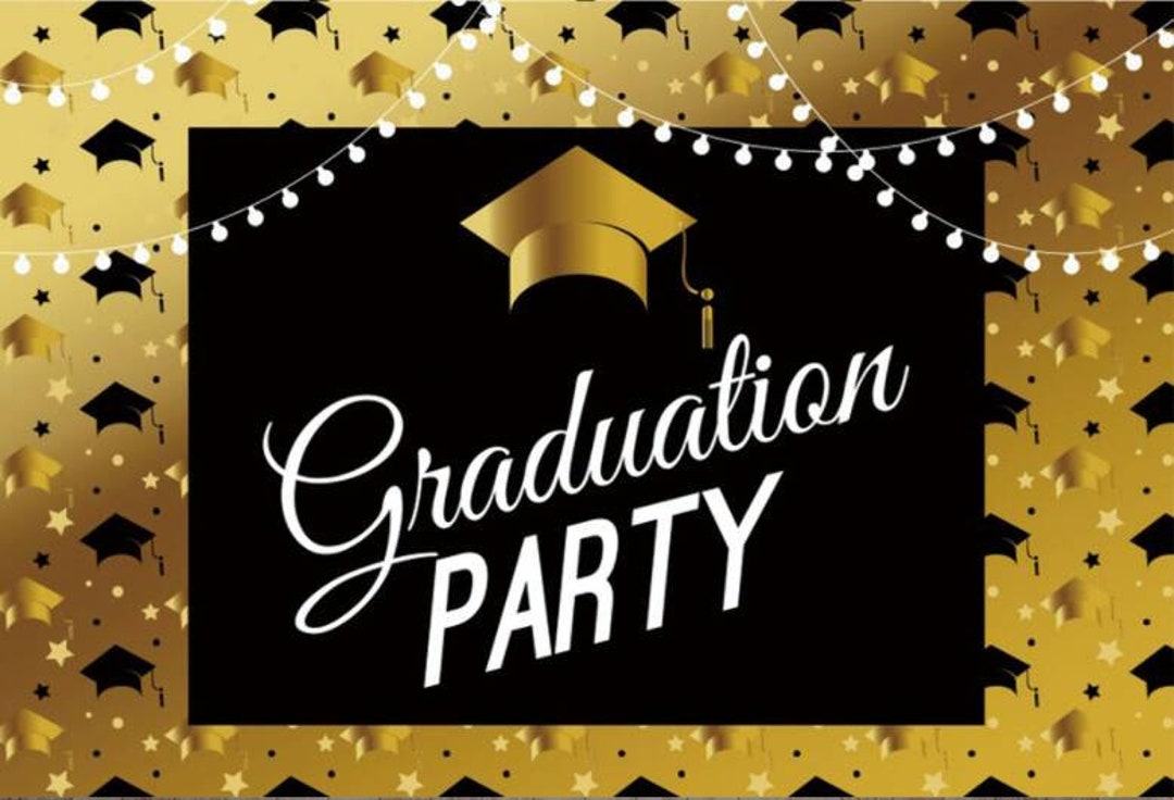 Congrats Grad Photography Backdrop Graduation Party Backdrop Photo ...