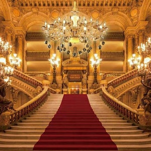 Birthday Party Backdrop Picture Castle Palace Photography Background ...