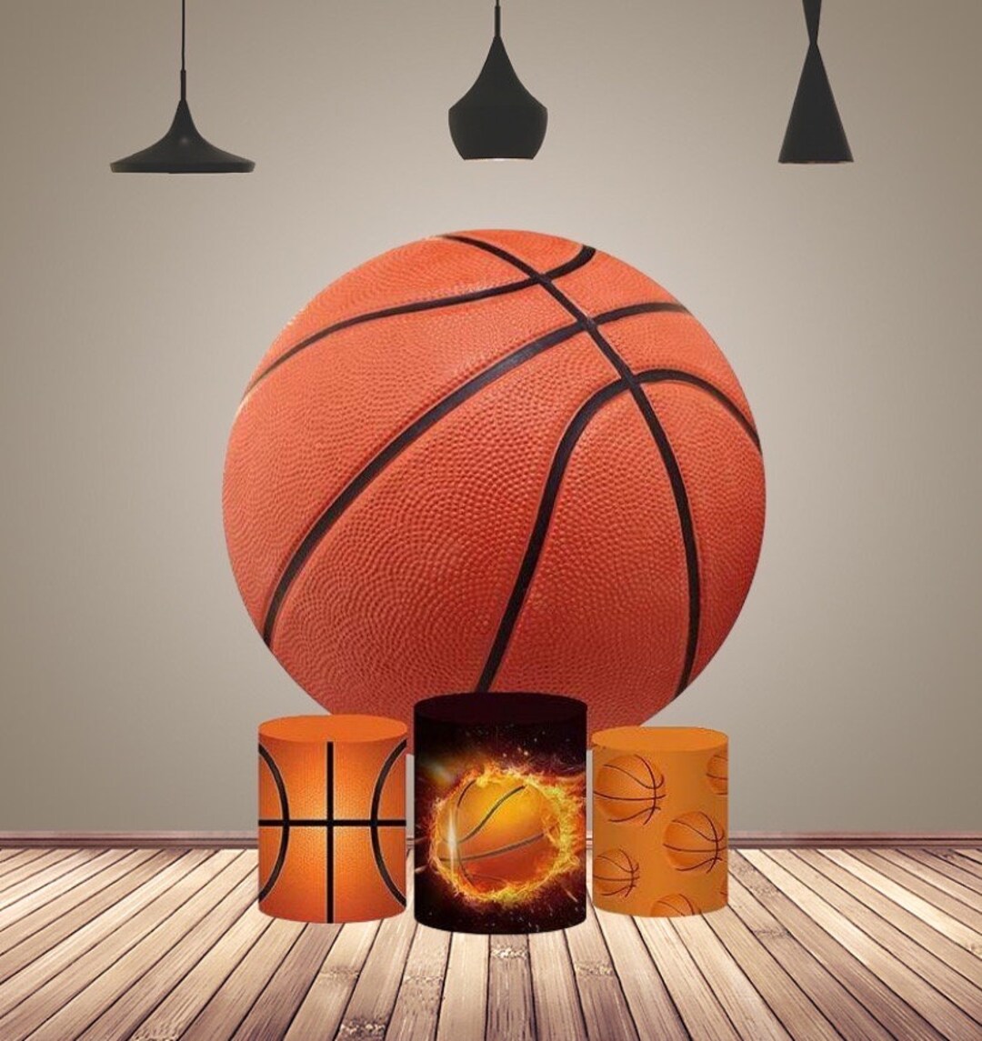 Basketball Theme Round Arch Backdrop Cover Sports Party Photography ...