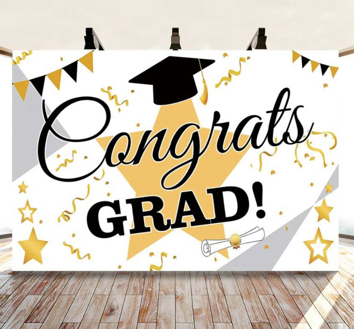 Graduation Ceremony Photography Backdrop Grad Party Backdrop | Etsy