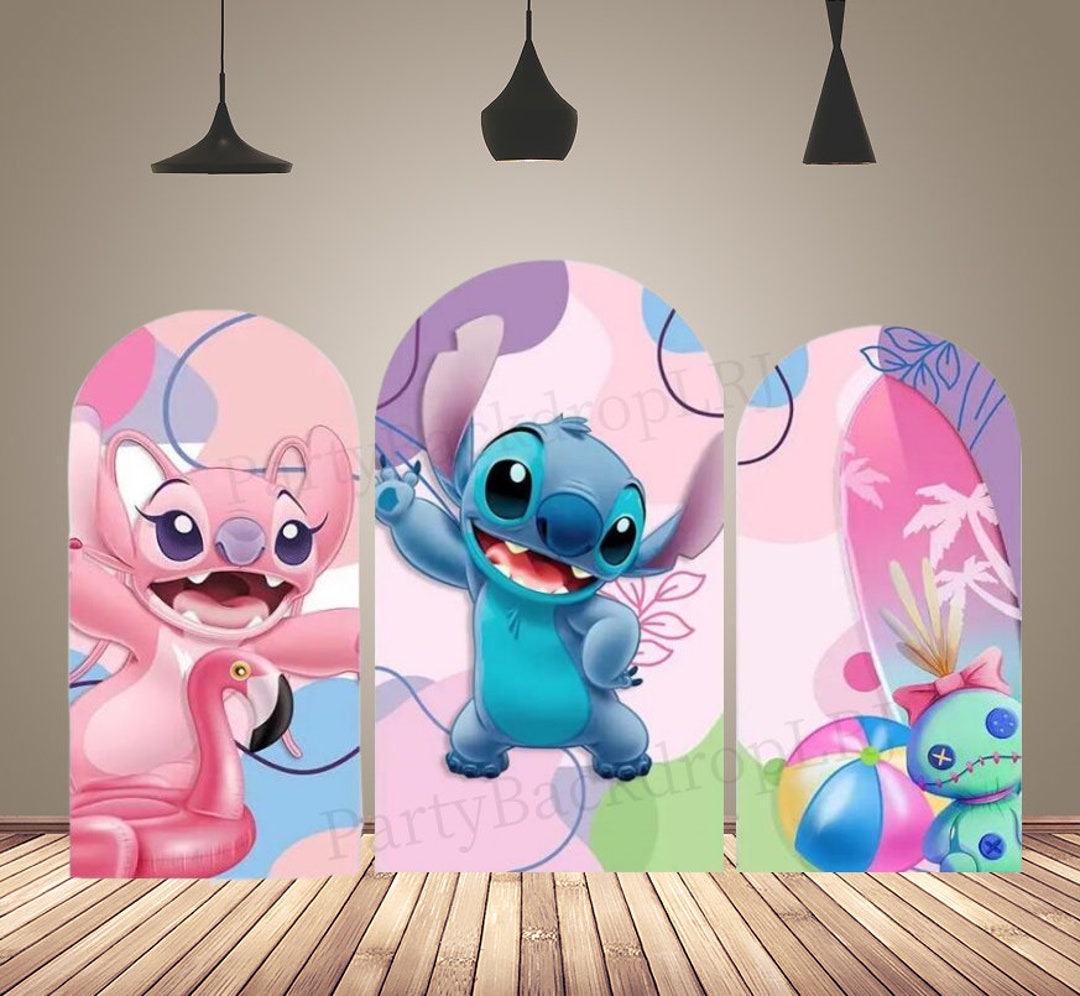 Lilo and Stitch Arch Backdrop Cover: Kids Birthday Party Decoration - Etsy