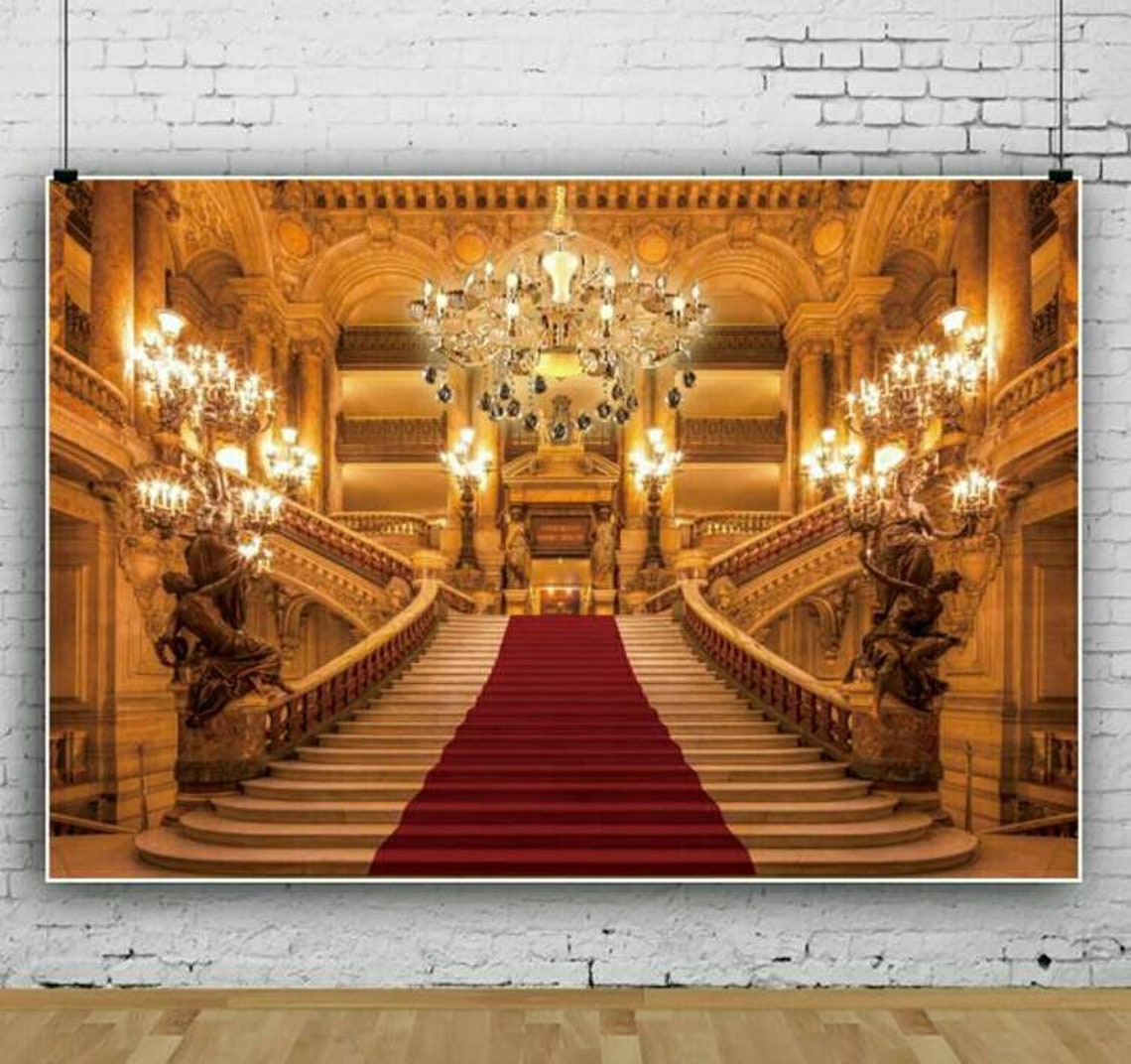 Birthday Party Backdrop Picture Castle Palace Photography - Etsy