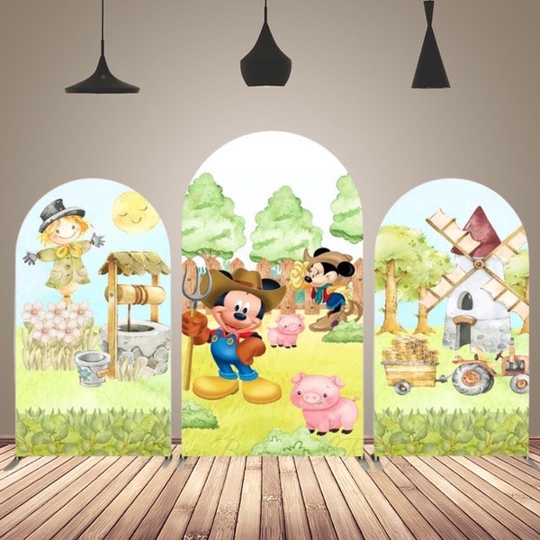 Mickey Mouse Arch Backdrop - Etsy