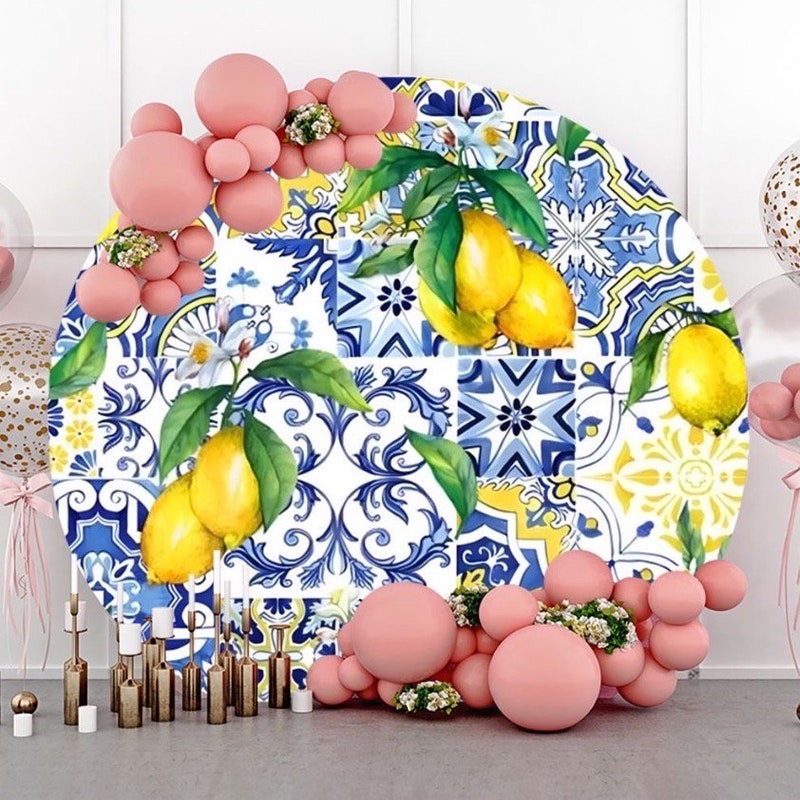 Lemon Backdrop - Etsy