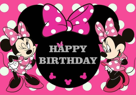 Minnie Mouse Birthday Wallpaper