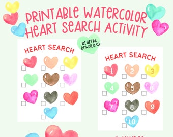 Heart Scavenger Hunt - Etsy
