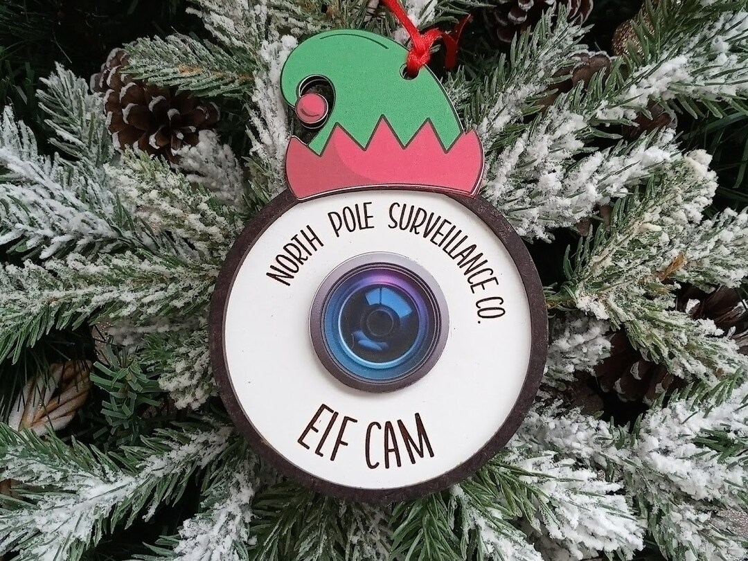 Elf Cam Christmas Ornament: Funny Kid Christmas Tree Decor - Etsy