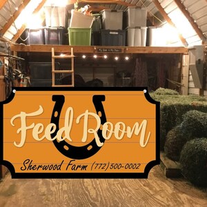 Personalized Tack Room Barn Plaque. Wooden Sign for Saddle Lodge ...