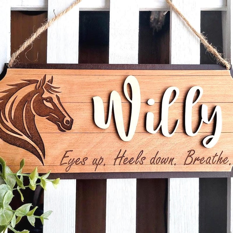 Metal Stable Name Plaques - Etsy