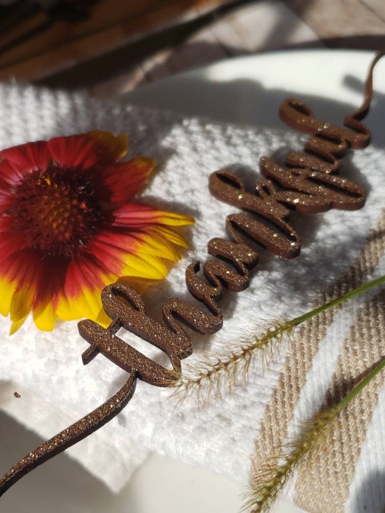 Thanksgiving Plate Toppers SET, Custom Place Holders, Thanksgiving ...