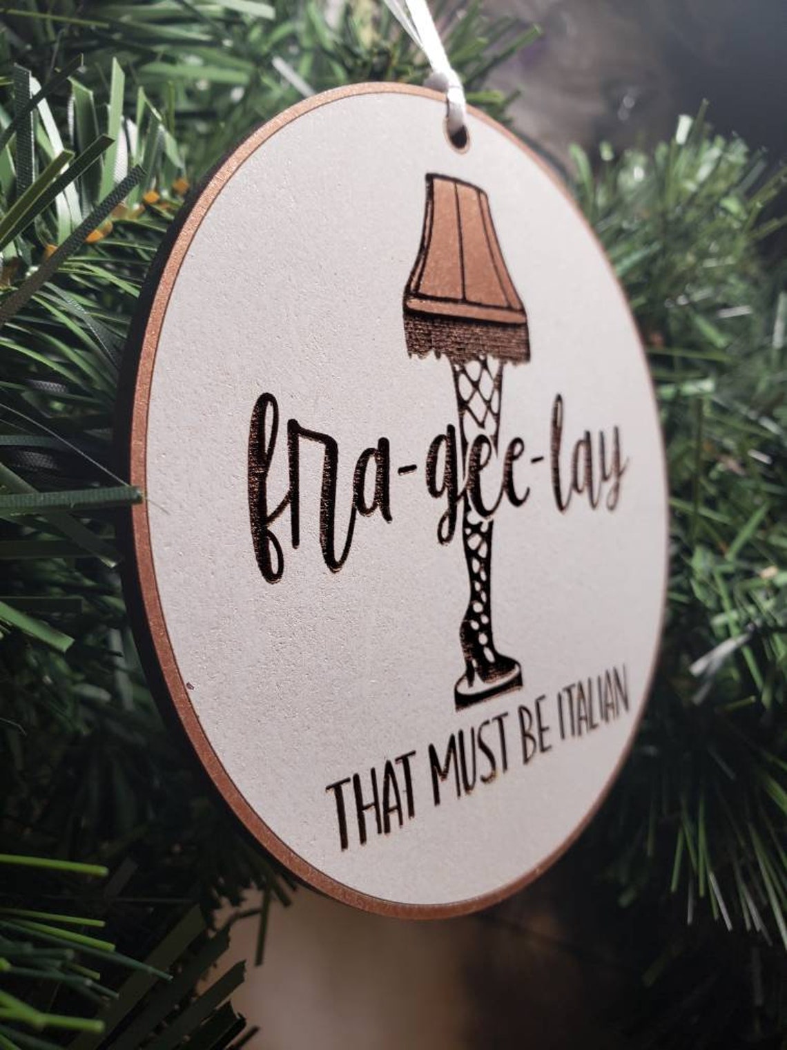 Fra-gee-lay. That Must Be Italian. Christmas Story | Etsy