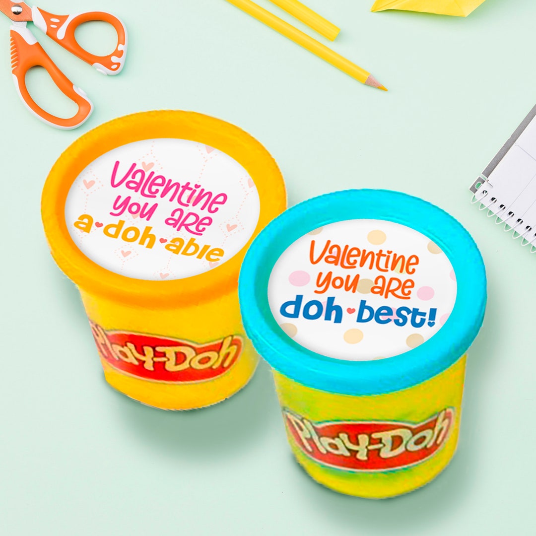 Play-doh Label | Classroom Valentine's Gift Tags for Kids | Fun School ...