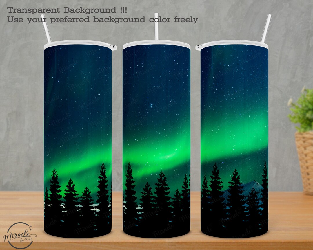 Pine Tree Line for Sublimation Pine Tree for Northern Lights - Etsy