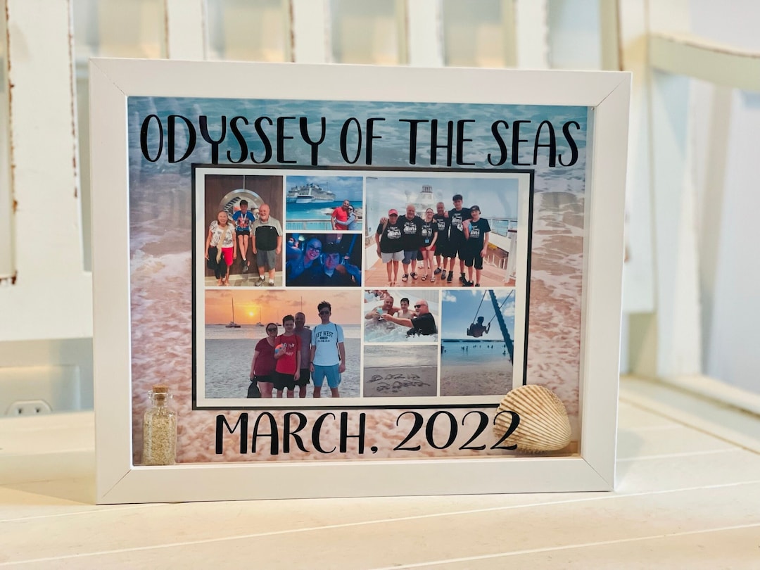 Vacation Frame, Vacation Shadowbox, Custom Shadow Box, Travel Photo ...