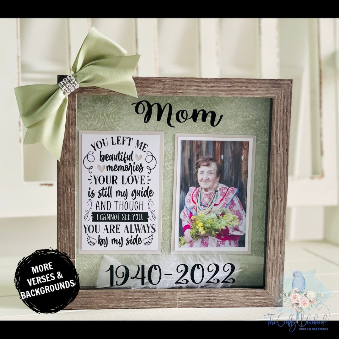 Memorial Shadow Box, Picture Shadowbox, Custom Memorial Gift, Memorial ...
