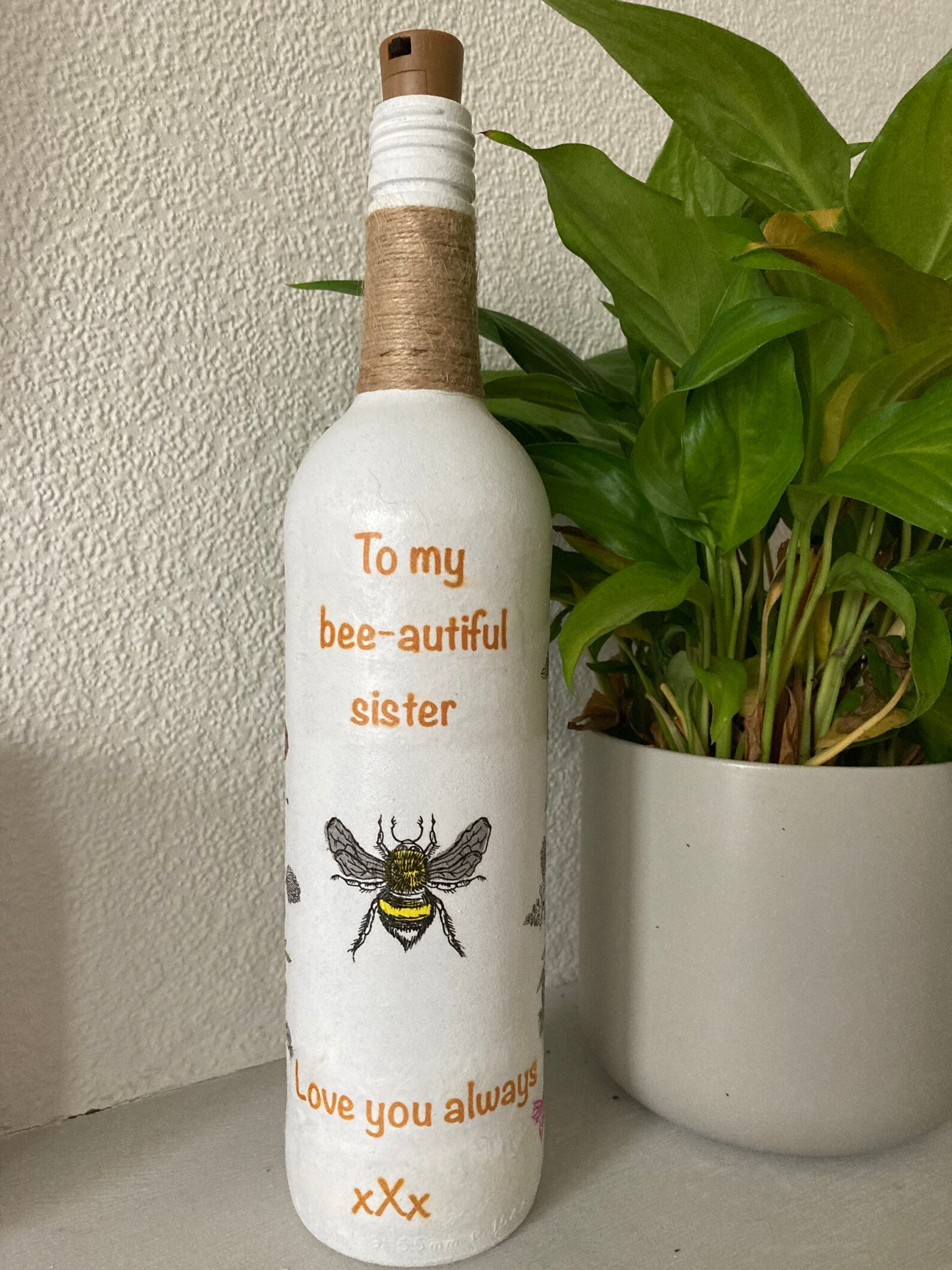 Botella de miel de abeja iluminar | Etsy