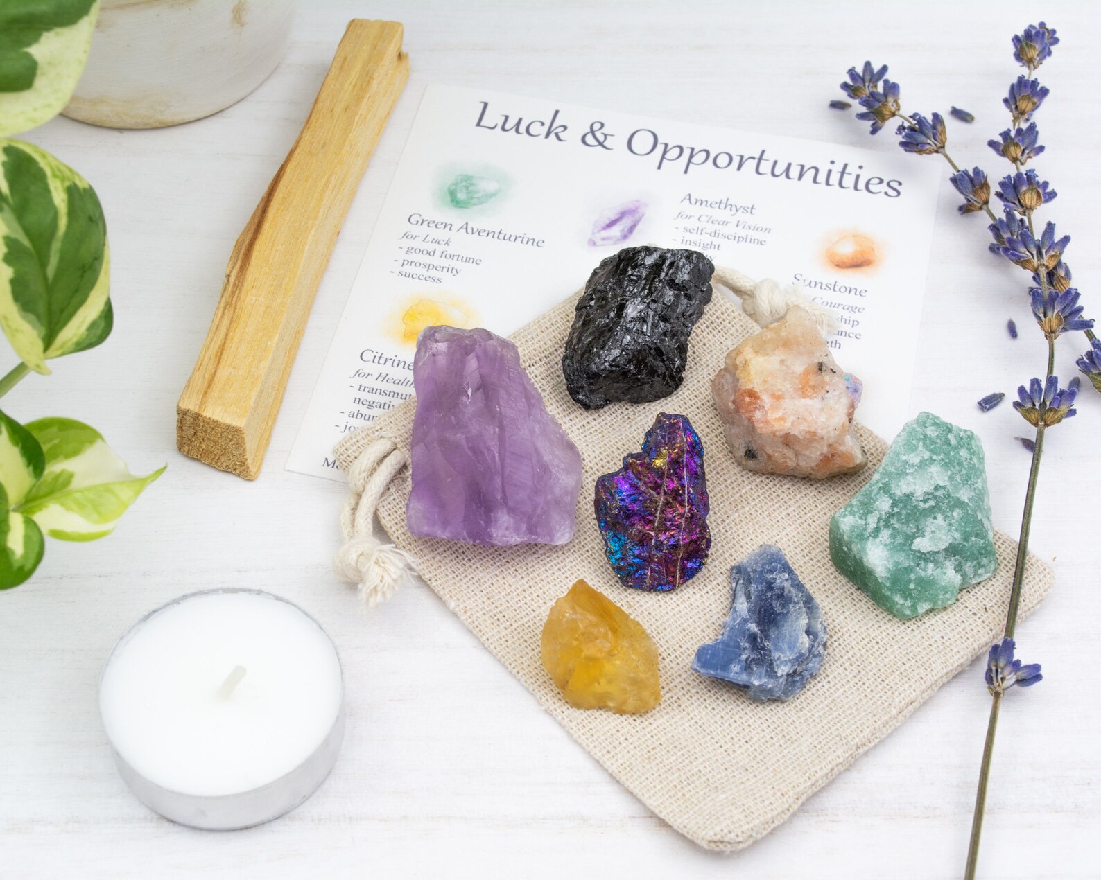 Luck & Opportunities Crystal Set Good Fortune Stones - Etsy