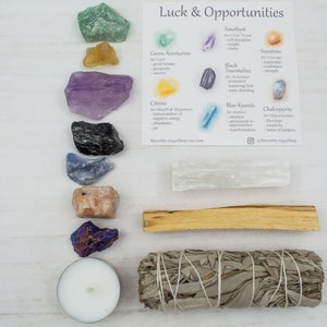 Luck & Opportunities Crystal Set | Good Fortune Stones | Crystals for ...
