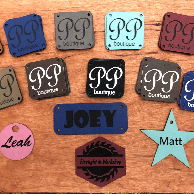 Custom Leather Label - Etsy