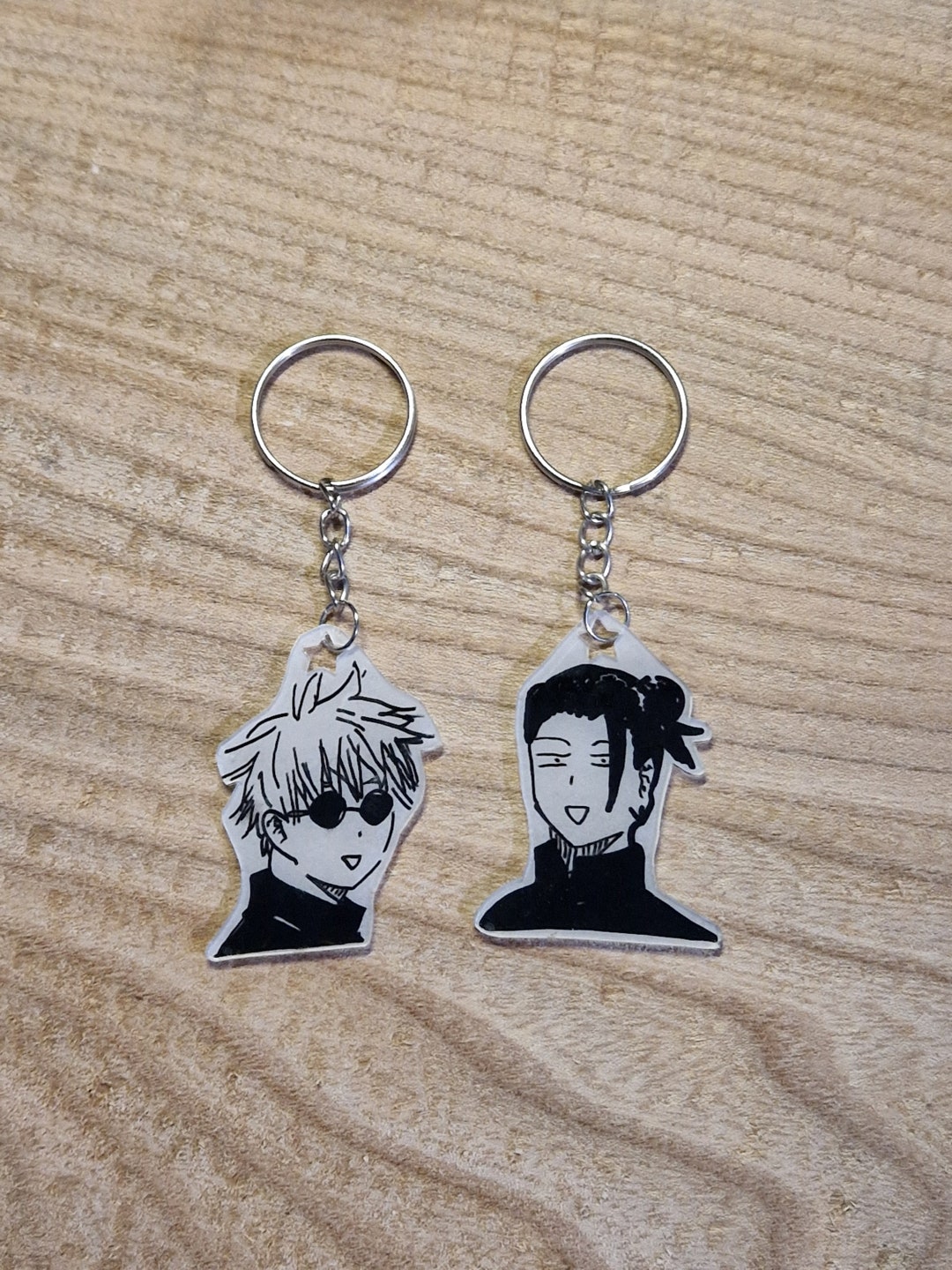 Gojo Satoru and Geto Suguru Keyring Jjk Jujitsu Kaisen Set of 2 - Etsy