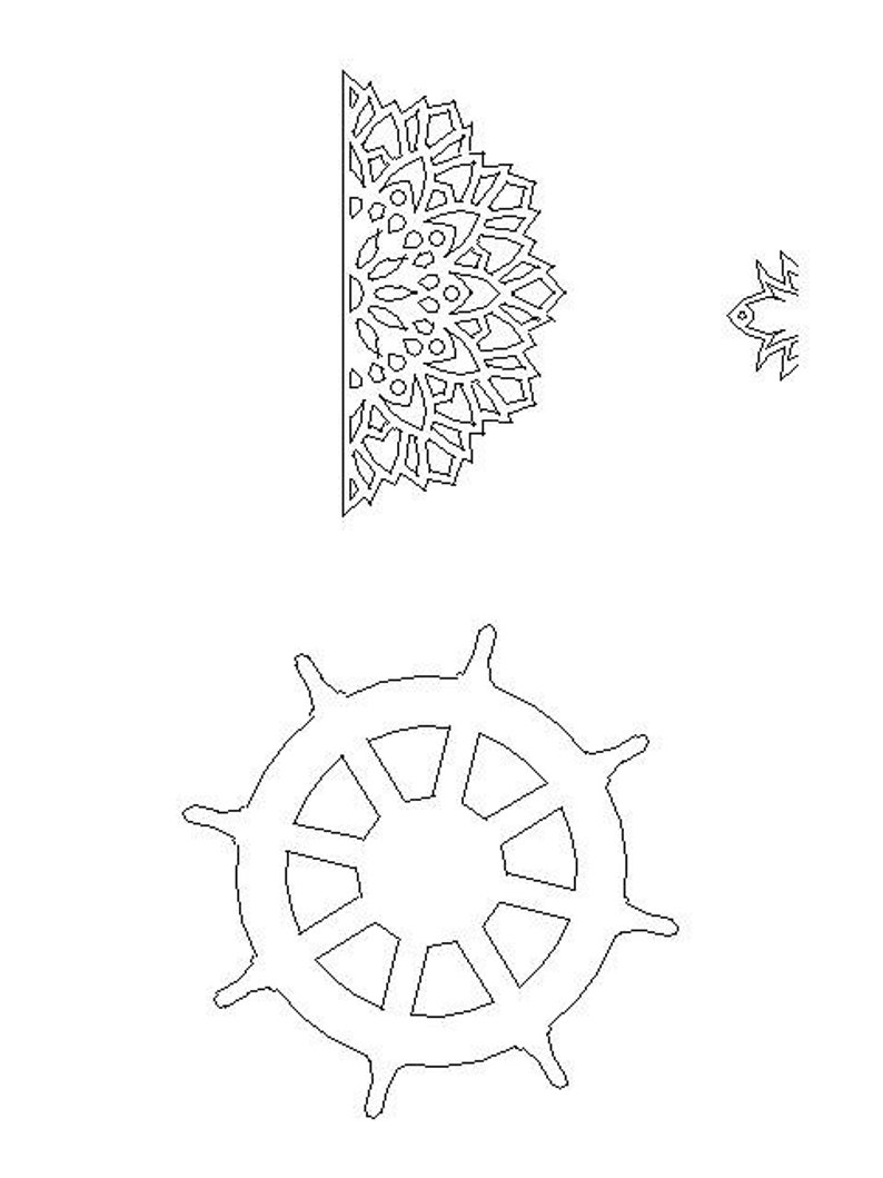 Mandalas Vector File Dxf Dwg Ai Cdr Svg Numbers and Letters With Foot ...