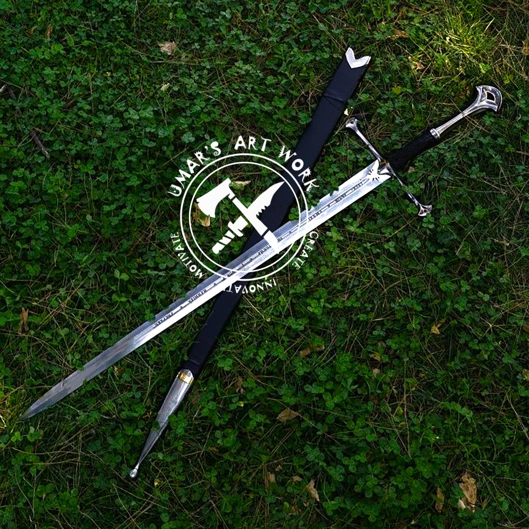 ANDURIL Sword of Strider Custom Engraved Sword LOTR Sword - Etsy Canada