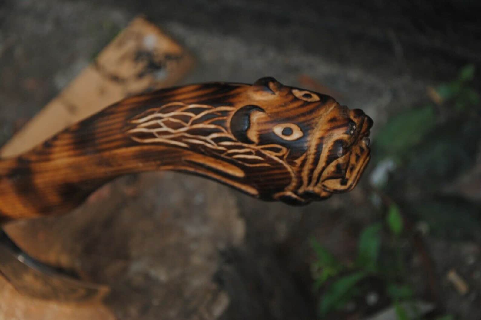 Bearded Viking Axe Etched on Axe Head Beautiful Axe Handle - Etsy