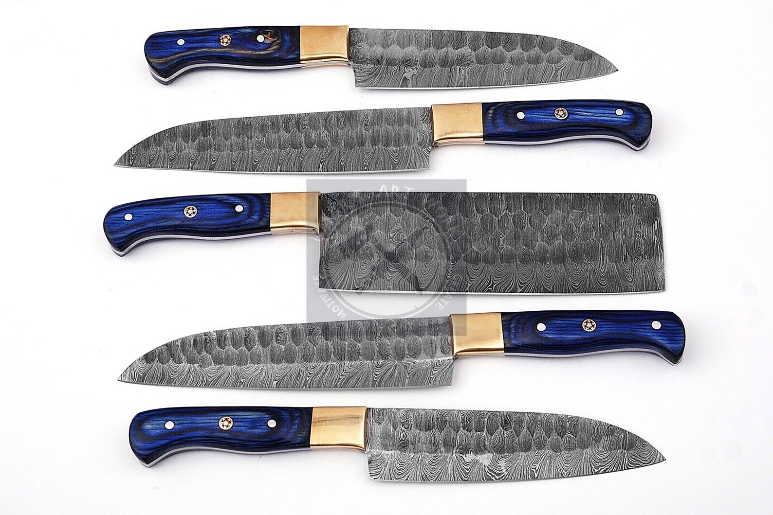 Chefs Knife Set Kitchen Knife Set With Rose Wood & Sheep - Etsy