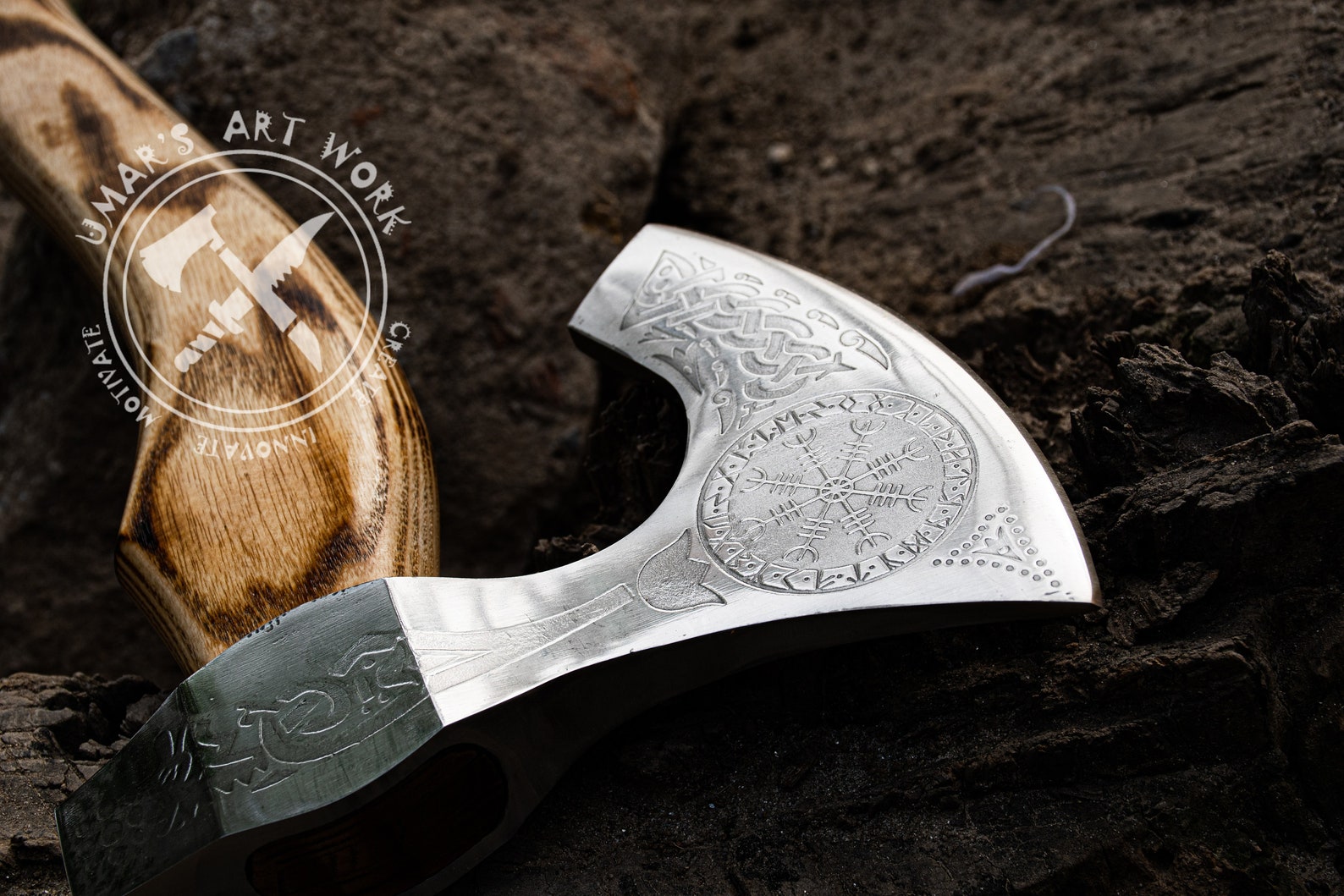 Hand Forged Viking Axe Viking Hatchet Viking Battle Axe | Etsy