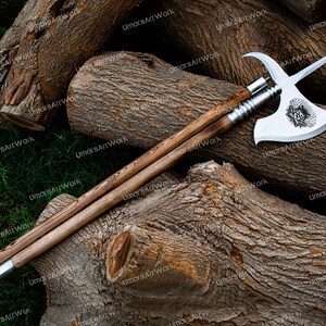 Viking Axe Medieval Halberd 75 Handmade Leviathan Axe - Etsy