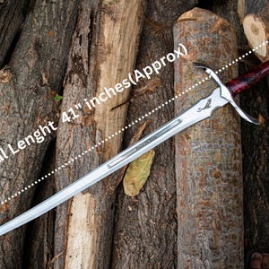 Viking Sword, Wheel of Time Sword, Handmade Fantasy Sword With Custom ...