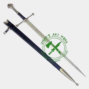 ANDURIL Sword of Strider, Custom Engraved Sword, LOTR Sword, Lord of ...