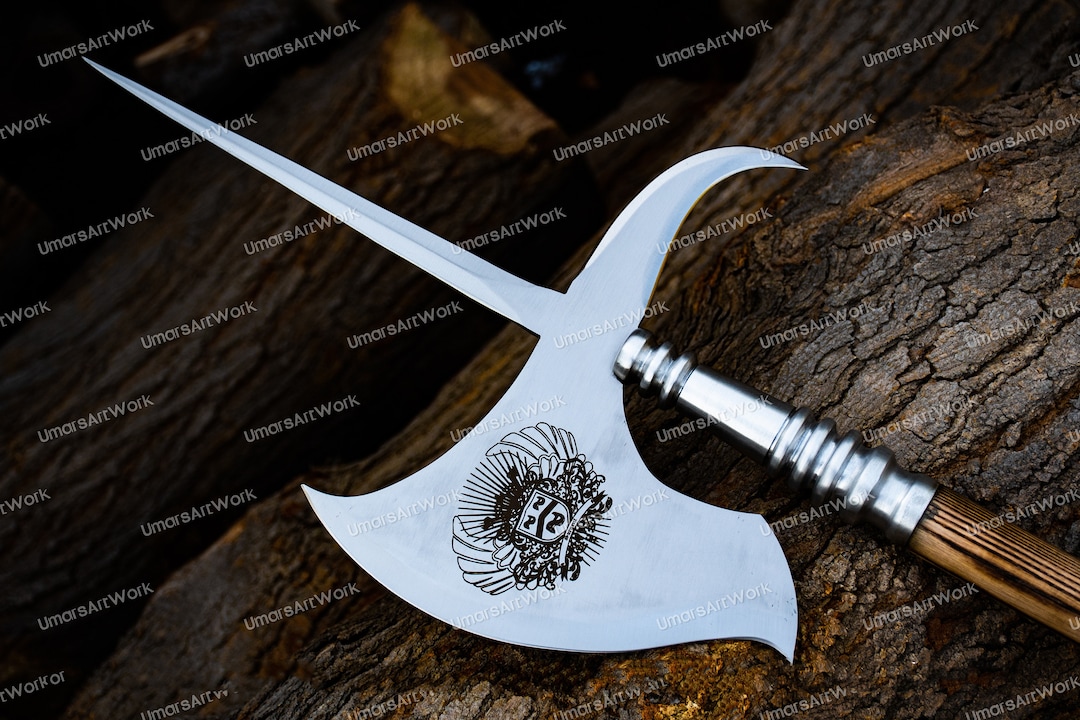 Viking Axe Medieval Halberd 75 Handmade Leviathan Axe - Etsy