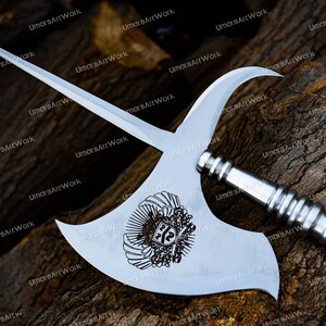 Viking Axe Medieval Halberd 75 Handmade Leviathan Axe - Etsy