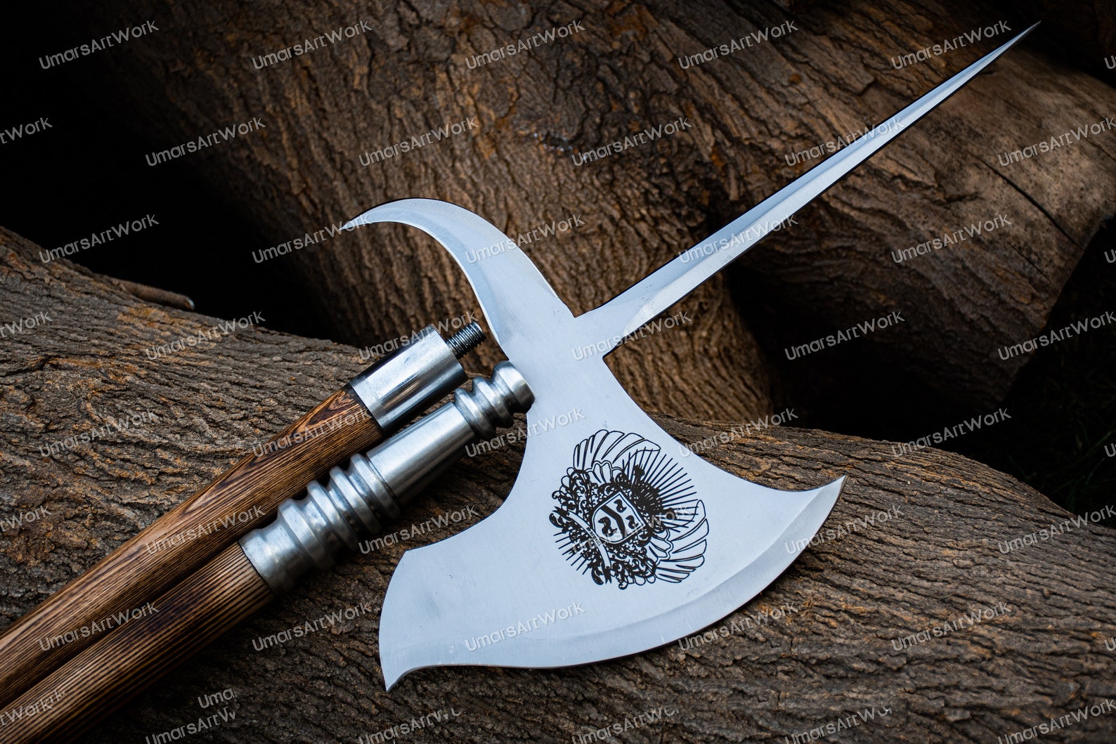 Viking Axe Medieval Halberd 75 Handmade Leviathan Axe - Etsy