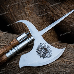 Viking Axe Medieval Halberd 75 Handmade Leviathan Axe - Etsy